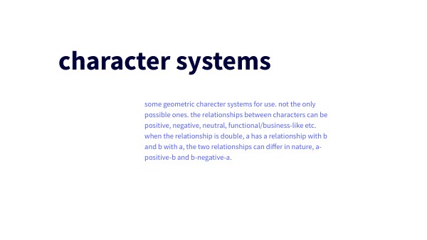 Character systems | Genially