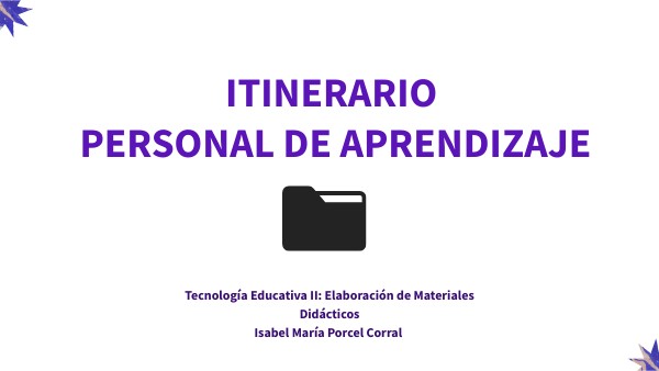Itinerario Personal TIC | Genially