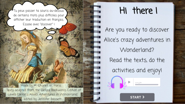 Alice's Adventures in Wonderland - CHAPTER 1 | Genially