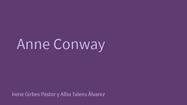 Anne Conway