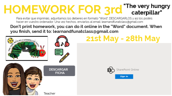 homework 3rd 21-28 mayo