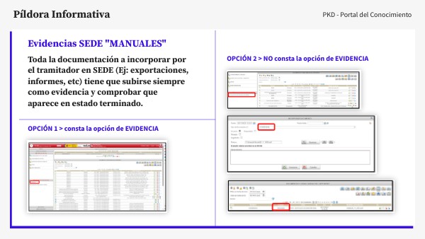 PKD - EVIDENCIAS SEDE MANUALES | Genially