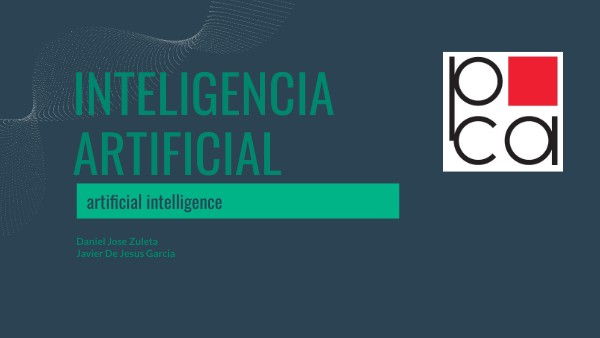 Inteligencia artificial | Genially