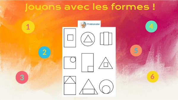Jouons avec les formes | Genially