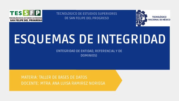 PRESENTACIÓN integridad