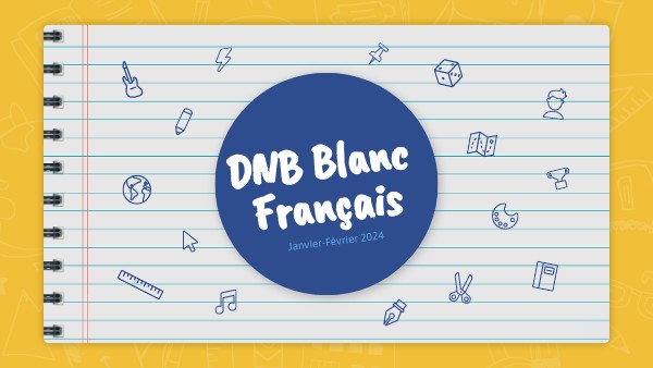Corrigé DNB Blanc janvier 2024 | Genially