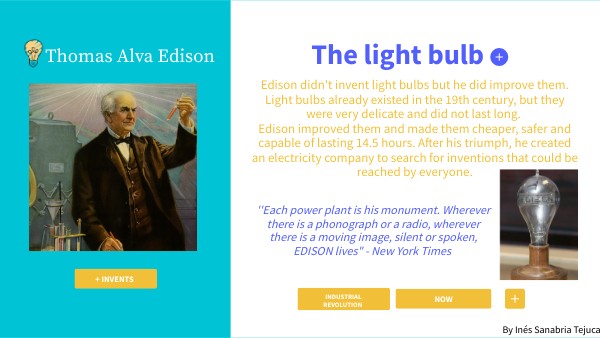 Thomas Edison | Genially
