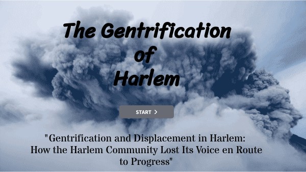 Gentrification in Harlem