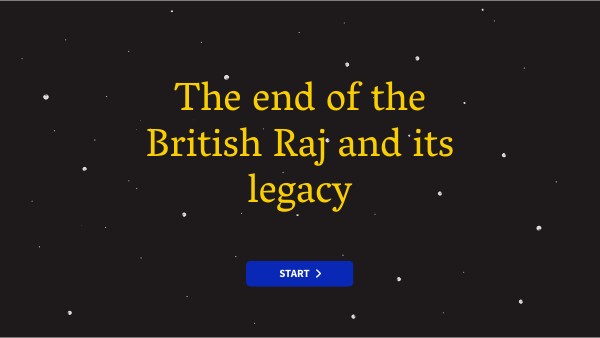 The end of the British Raj and its legacy