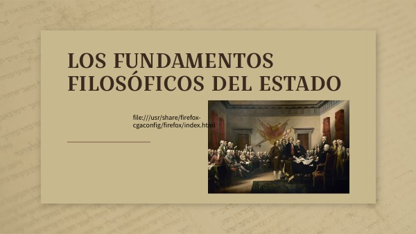Tema 9. LOS FUNDAMENTOS FILOSÓFICOS DEL ESTADO | Genially