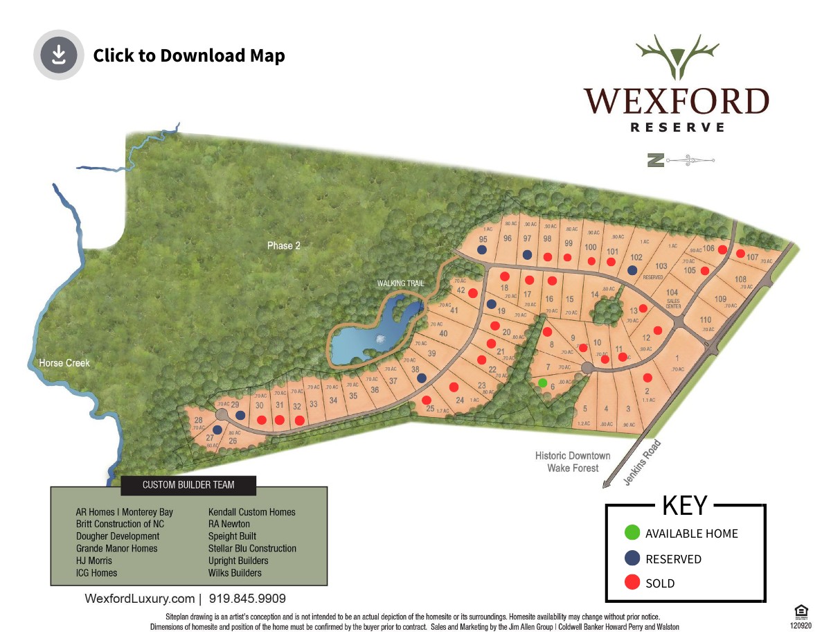 Wexford Reserve Sitemap | Genially