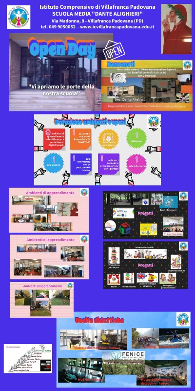 Volantino Alighieri Open Day | Genially