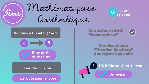 3B-3C- Arithmétique | Genially