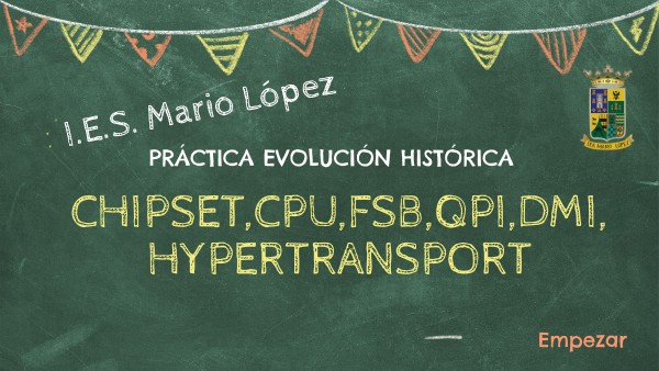 EVOLUCION CHIPSET,CPU,FSB,QPI,DMI,HYPERTRANSPORT MONTAJE | Genially