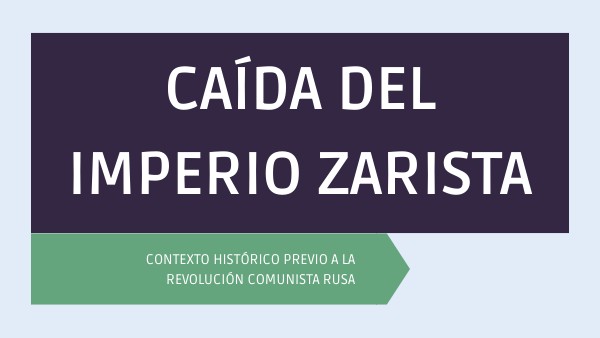 Caída del zarismo