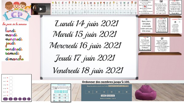 semaine 14 juin 2021 | Genially