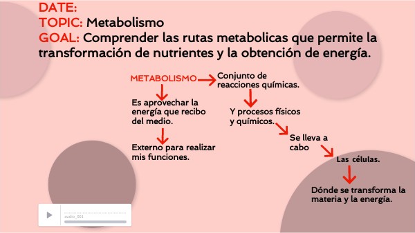 7° METABOLISMO Y ANABOLISMO BIOLOGIA