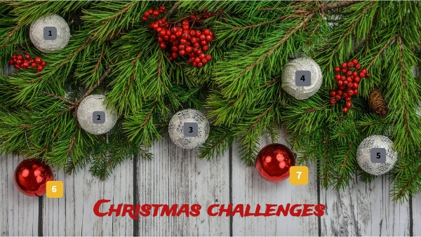 Common interactive tasks about Christmas | Genially