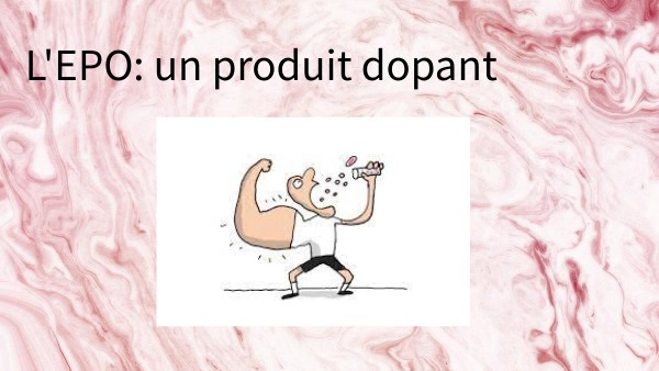 L'EPO produit dopant