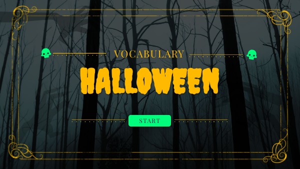 VOCABULARY HALLOWEEN | Genially