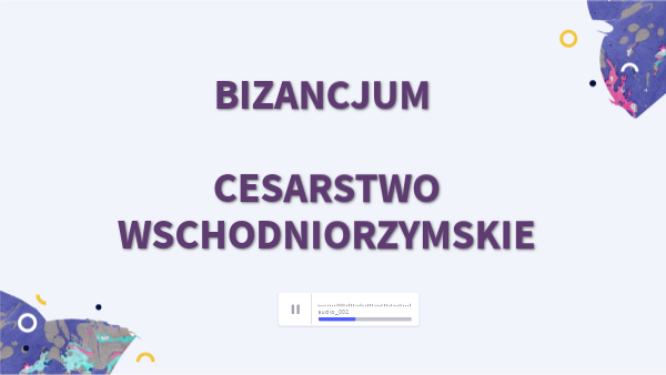 Bizancjum klasa 5 | Genially