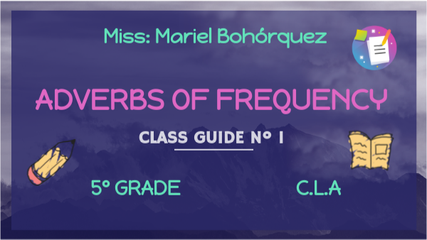 ADVERBS OF FREQUENCY Nº 1