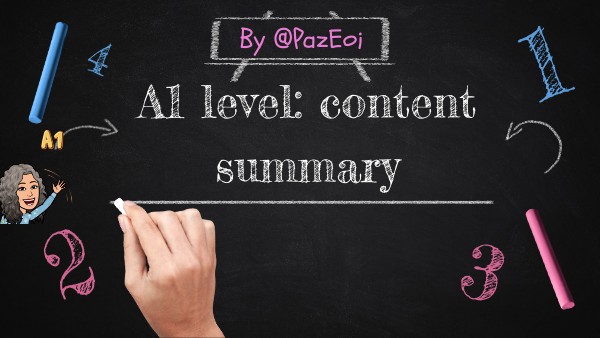 A1 Contents-An end-of-the-year summary | Genially