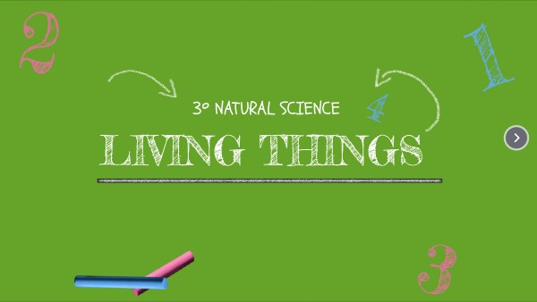 LIVING THINGS 3º Natural Science | Genially