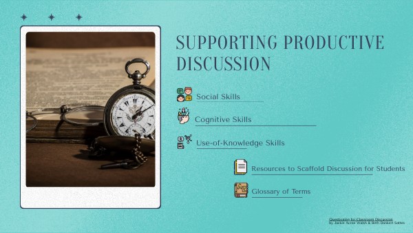 Supporting Productive Discussion