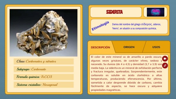 FICHA SIDERITA