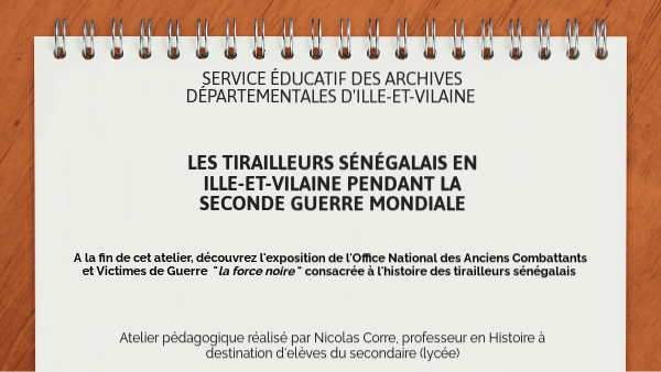 Tirailleurs sénégalais DEF def | Genially