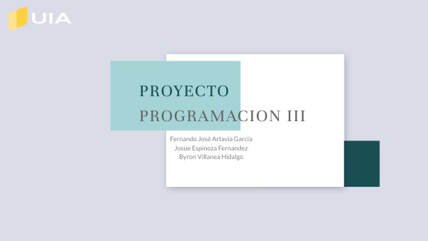Proyecto de Programación III