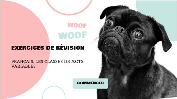 revision classes de mots variables 4e | Genially