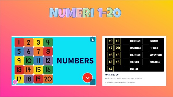 * NUMBERS 1-20 | Genially