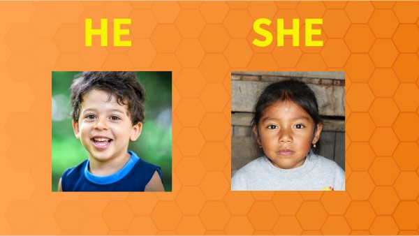 HE - SHE - HIS NAME - HER NAME | Genially