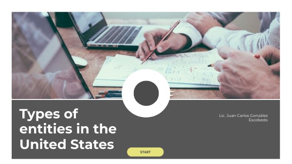 Types of entities in the US