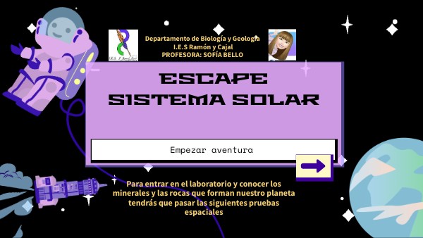 ESCAPE ROOM SISTEMA SOLAR | Genially