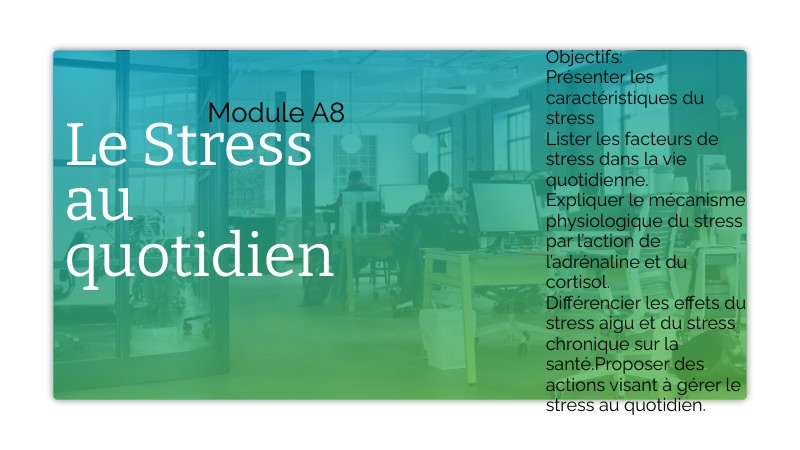 Le stress au quotidien | Genially