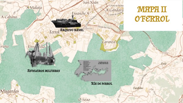 Mapa II . O Ferrol