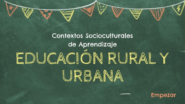 Presentación Ámbitos y Modalidades - Educación Rural y Urbana | Genially