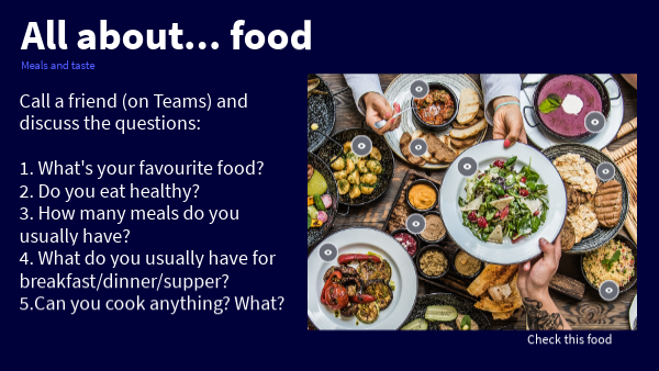 All about... food | Genially