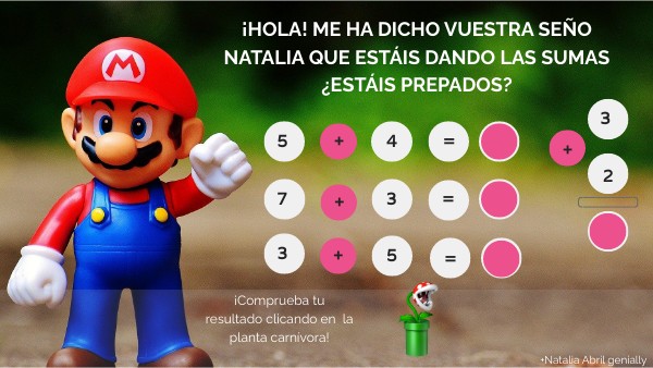 SUMA CON MARIO | Genially