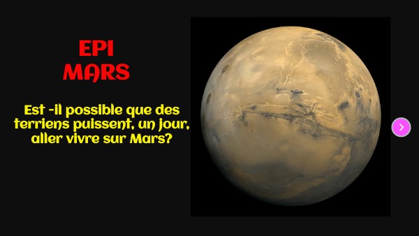 EPI MARS | Genially