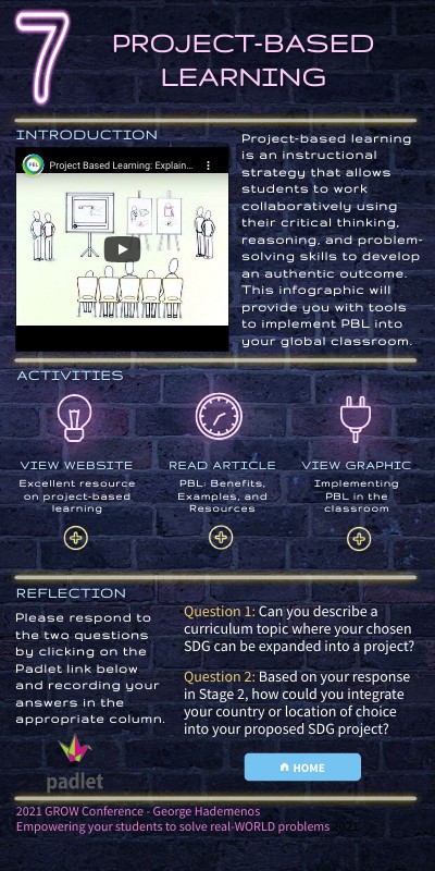 Stage 7 - Project-Based Learning | Genially