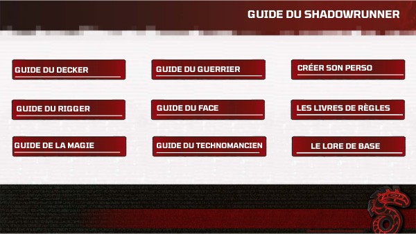 Information sur shadowrun