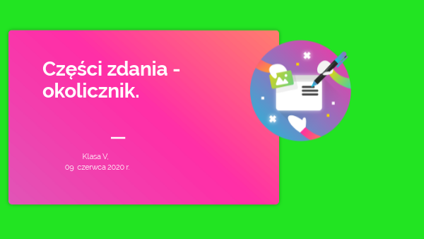 okolicznik | Genially