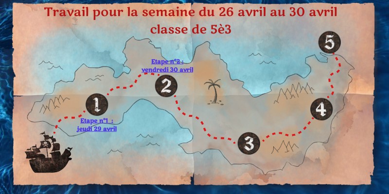 5è3 travail semaine 26 avril
