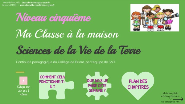 Collège de Briord 5e | Genially