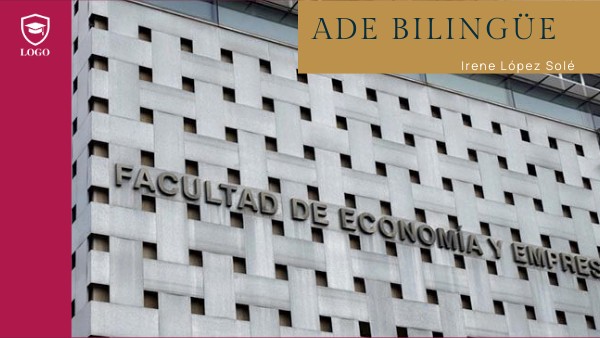 PRESENTACIÓN ADE BILINGUE