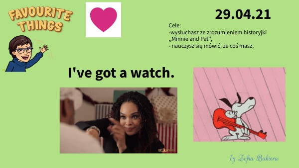 Favourite things -story 2